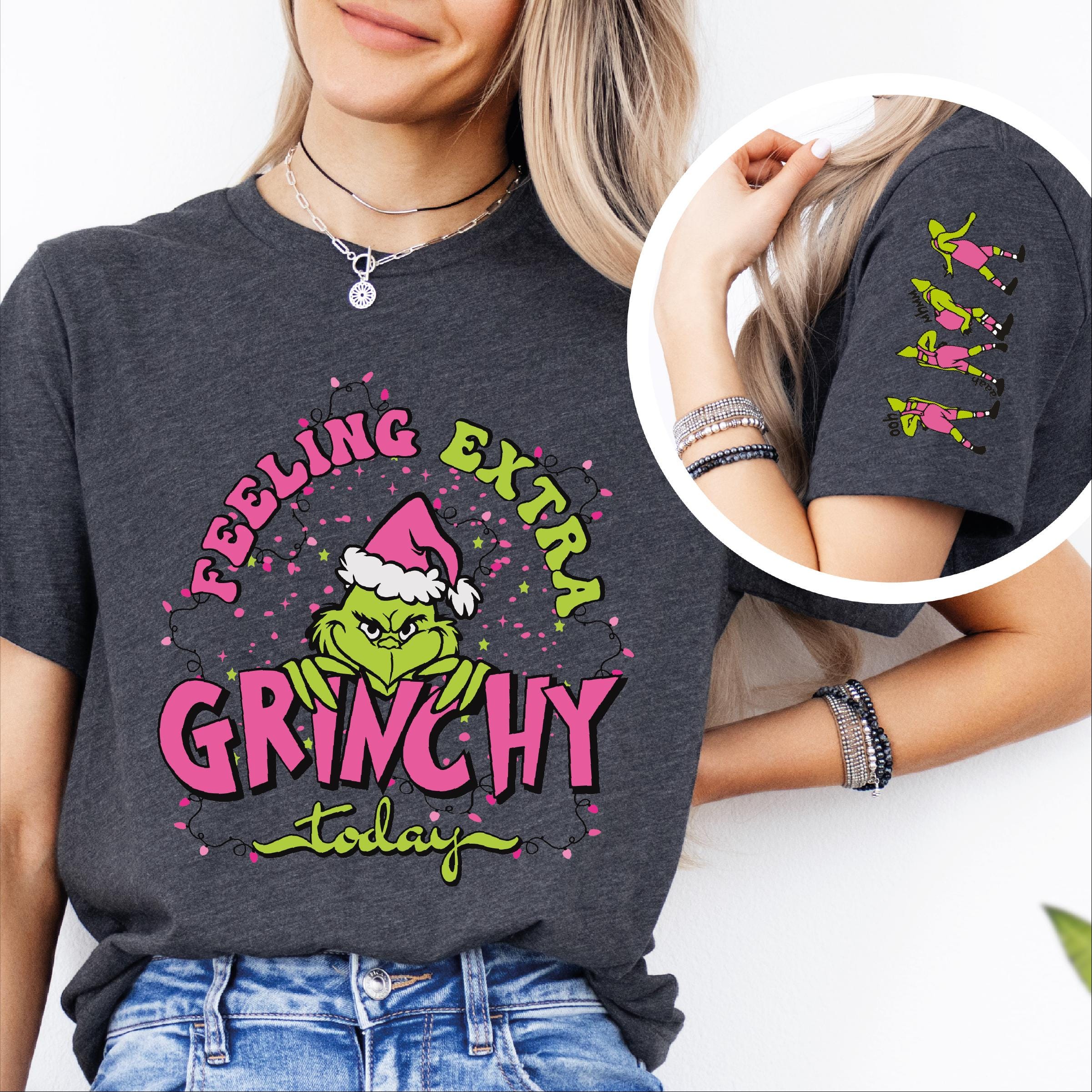 Feeling Extra Grinchy Today Svg, Grinch Christmas Png, Grinch Png File ...