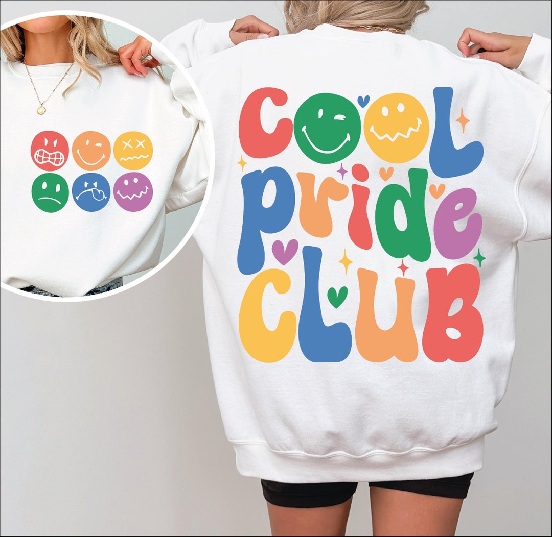 Cool Pride Club Svg Png, Pride Shirt Png, Pride Svg, Pride Shirt Svg ...