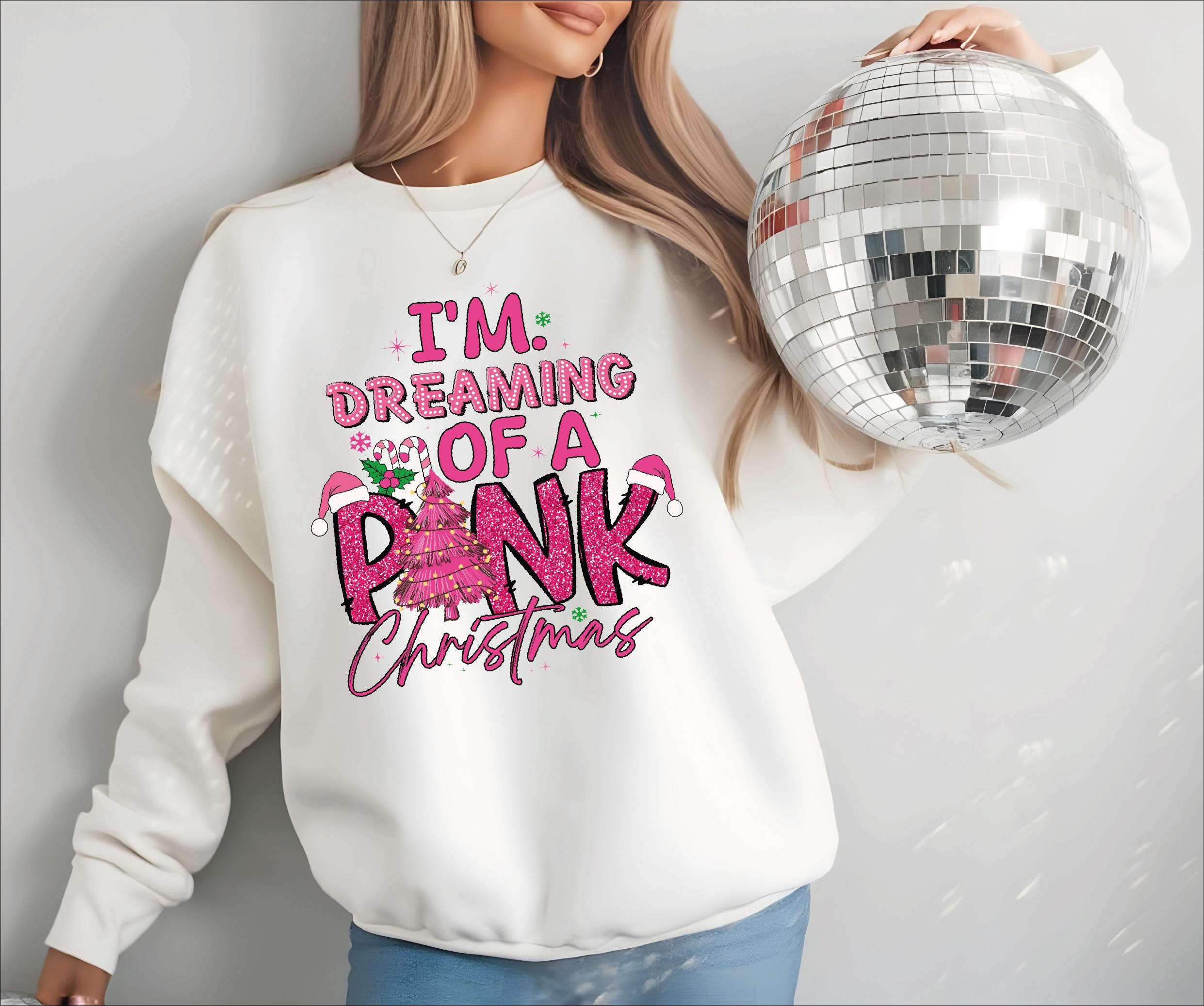 I'm Dreaming of a Pink Christmas Svg Png, Pink Christmas Svg, Pink ...