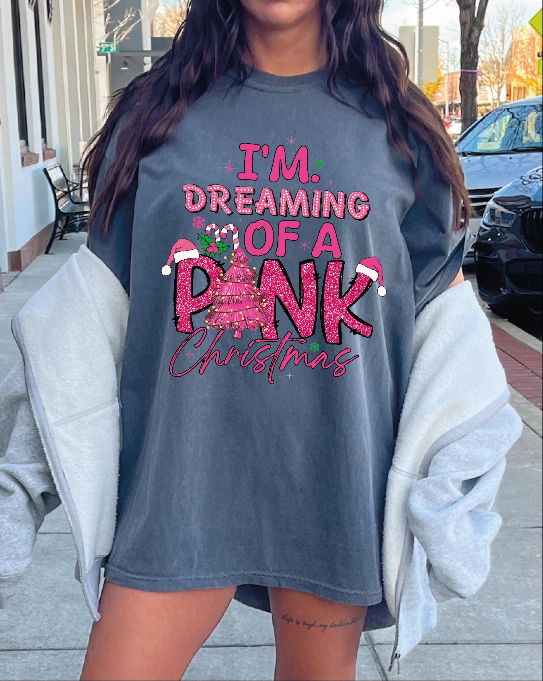 I'm Dreaming of a Pink Christmas Svg Png, Pink Christmas Svg, Pink ...
