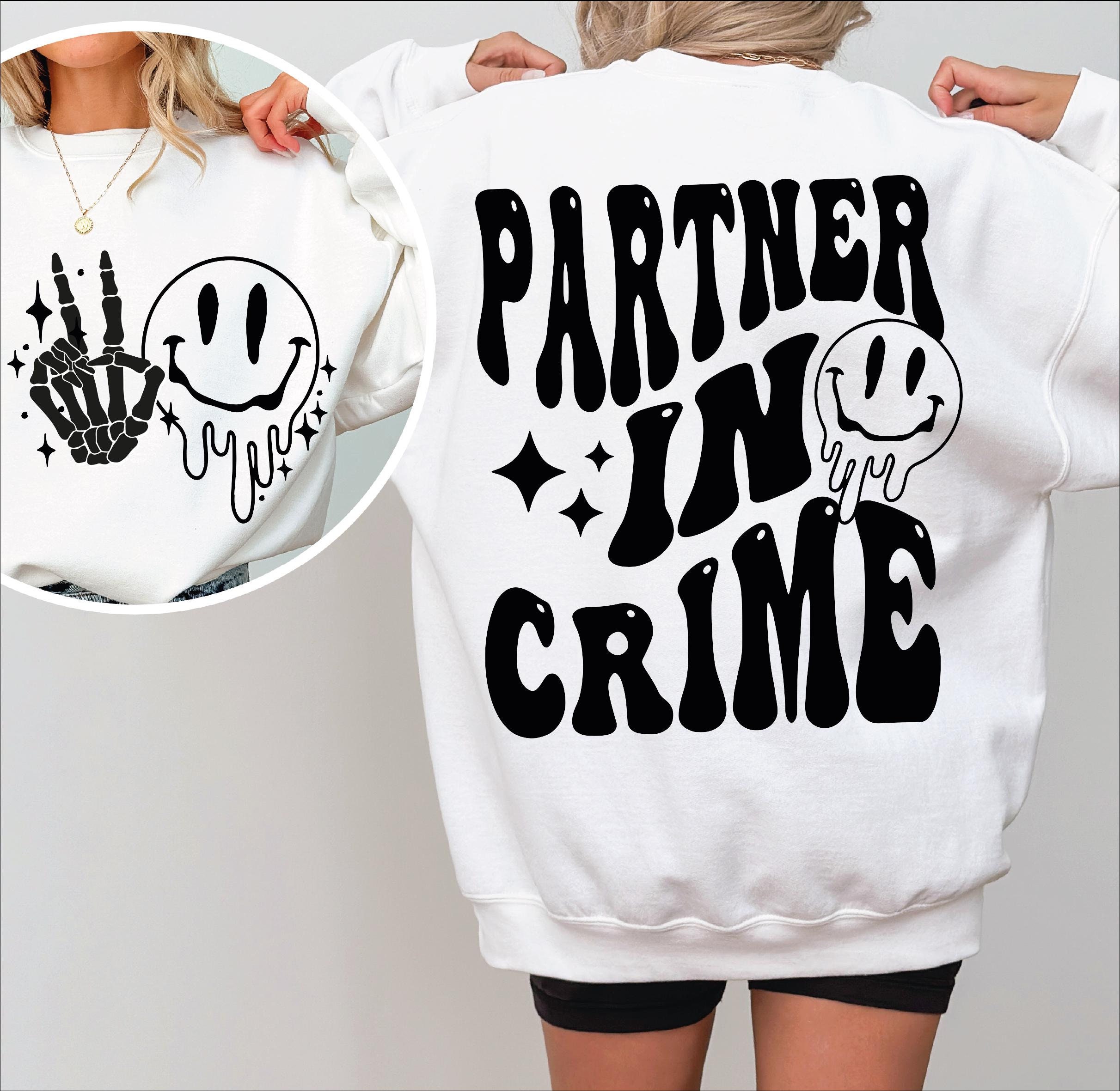 Partner in Crime Svg, Partners in Crime, Best Friends Svg, Best Friend ...