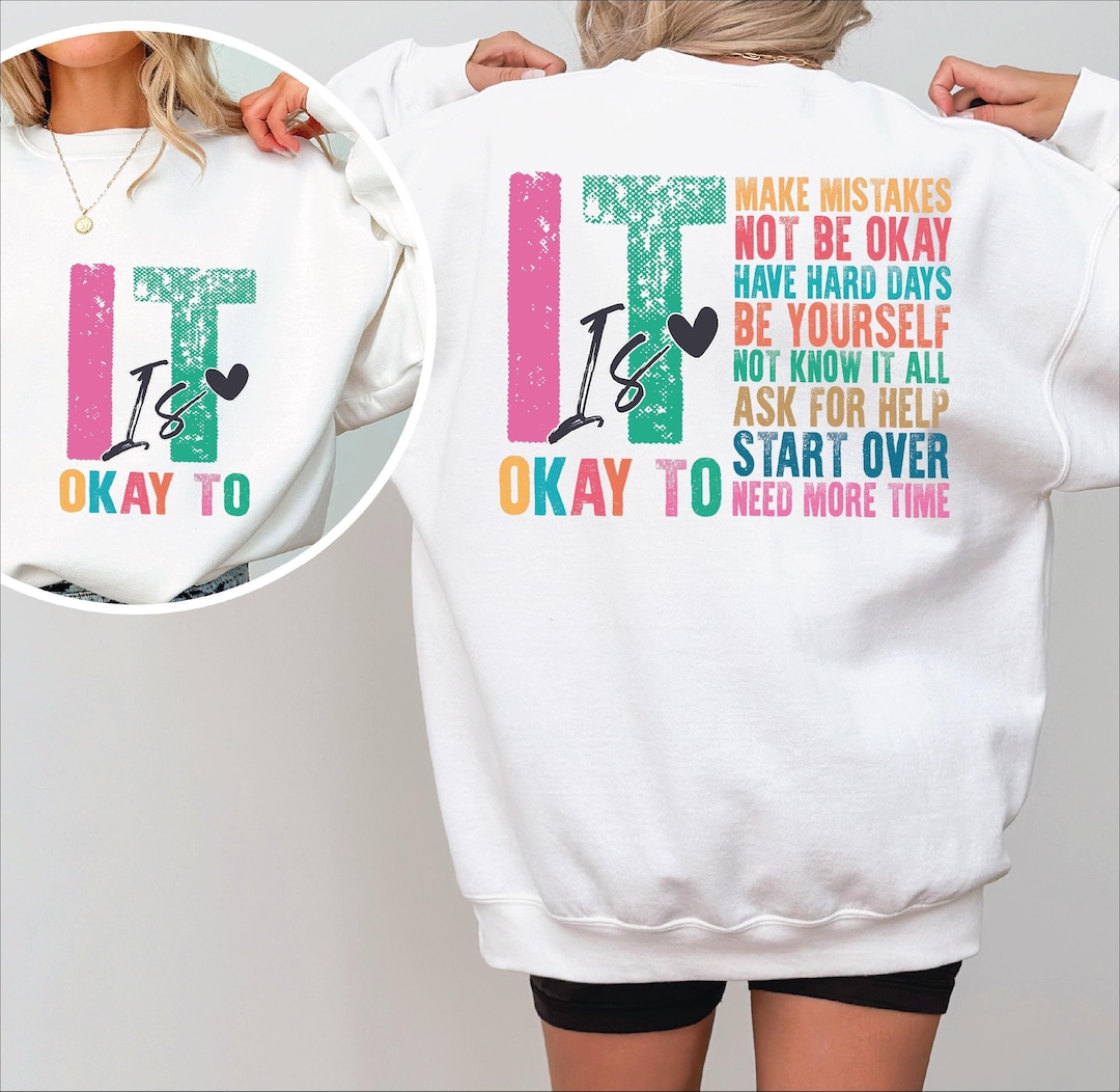 Its Okay to Make Mistakes Png, Its Okay to Not Be Okay Svg, Mental ...