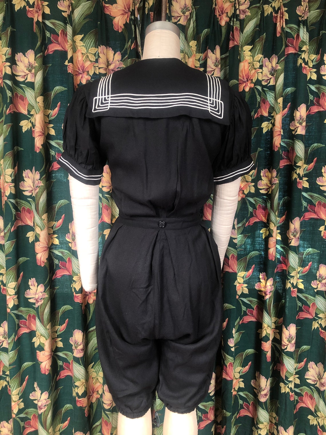 Edwardian Bathing Suit Iconic Vintage 1910s Soft Woven Wool | Etsy