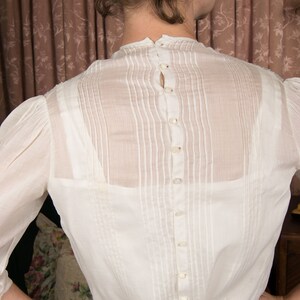 1900s Blouse Authentic Antique Edwardian Arts and Crafts Cotton Blouse ...