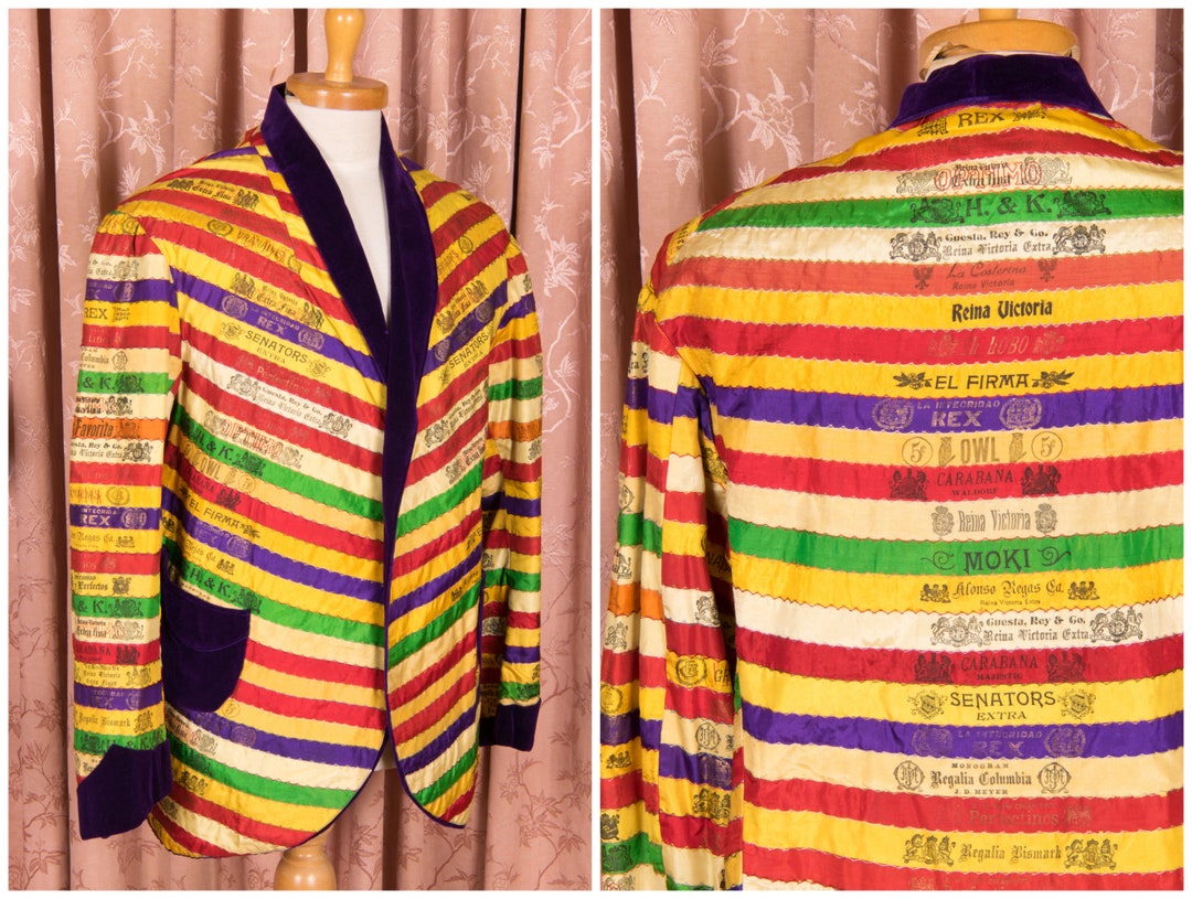 Cigar Ribbon Jacket Incredible Rare Edwardian 1900s-1910 - Etsy