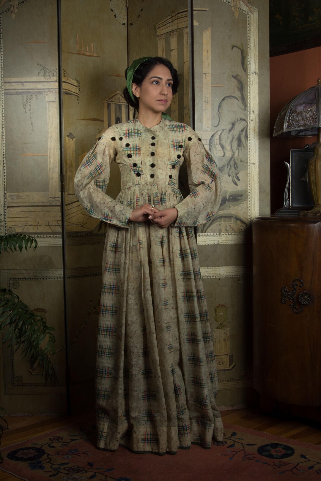 Antique Victorian Dress - C. 1837-40 Authentic Romantic Era Lightweigh ...