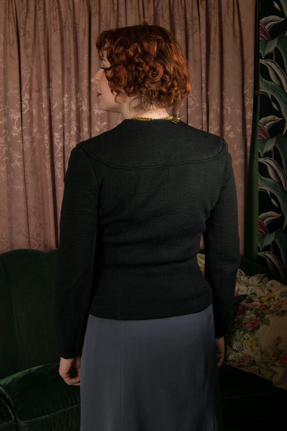 1940s Jacket - Wicked Vintage Early 40s Tailored Jack… - Gem