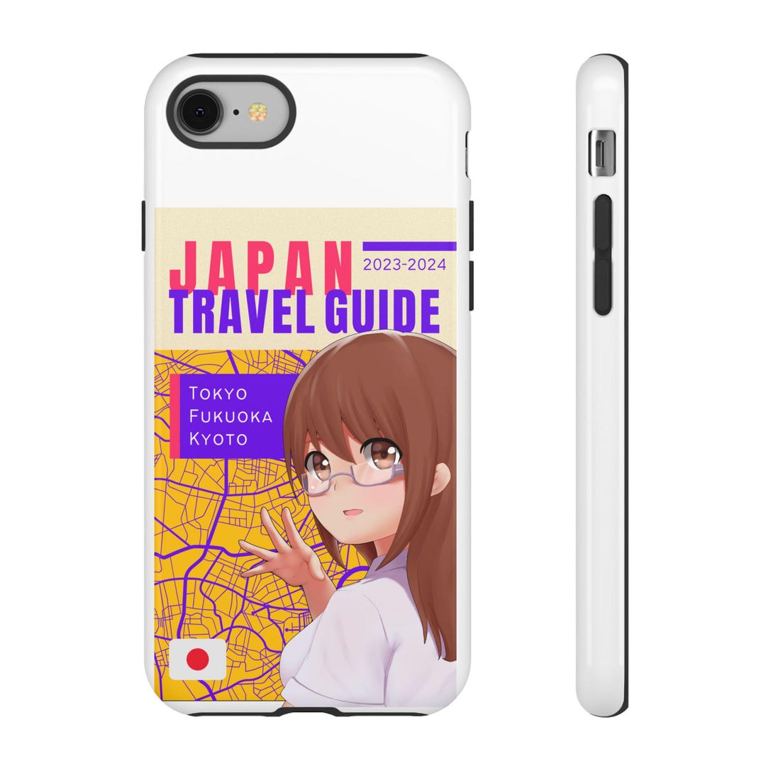 Cute Japanese Girls Travel Guide Tokyo Kyoto Fukuoka Yellow Purple Pink ...