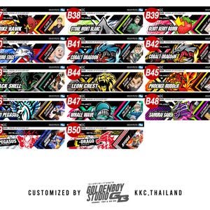 Beyblade X_battle Pass Sticker - Etsy