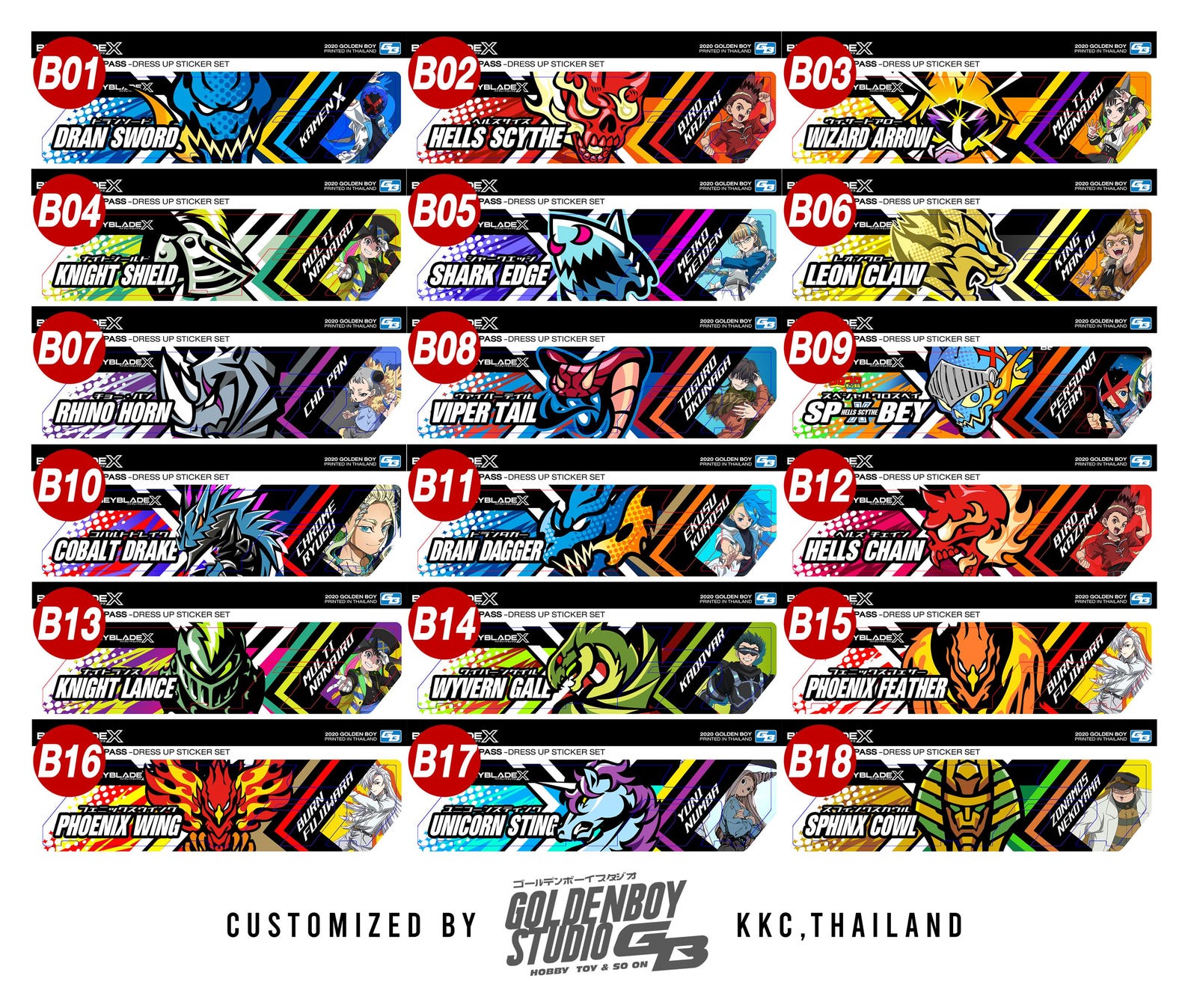 Beyblade X_battle Pass Sticker - Etsy