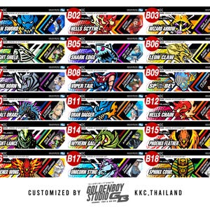 Beyblade X_battle Pass Sticker - Etsy