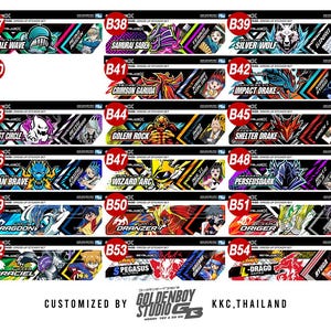 Beyblade X Battle Pass Vinyl Stickers - Etsy