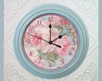 Shabby Chic Clock | Etsy