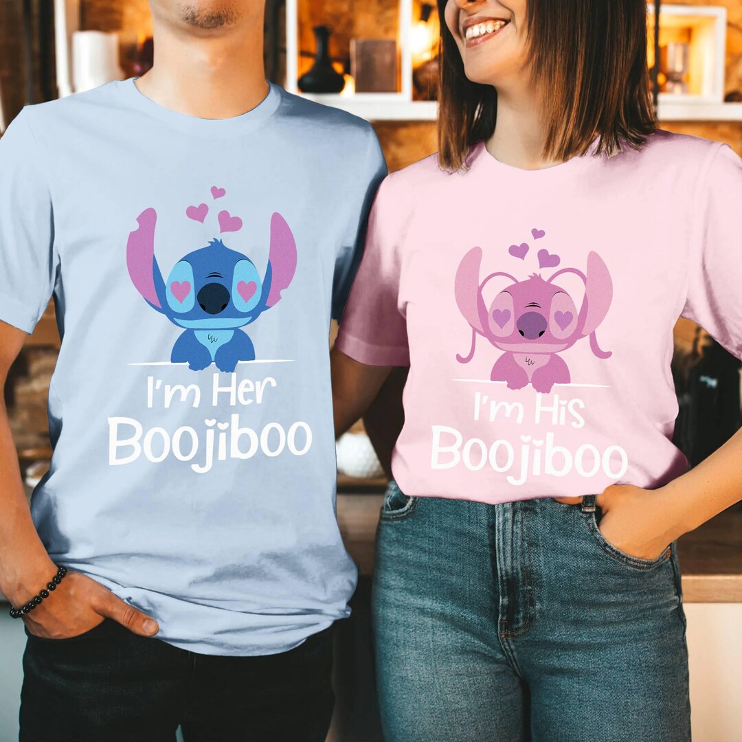 Stitch and Angel Couple Shirt I'm Her Boojiboo Stitch Shirt Disney ...