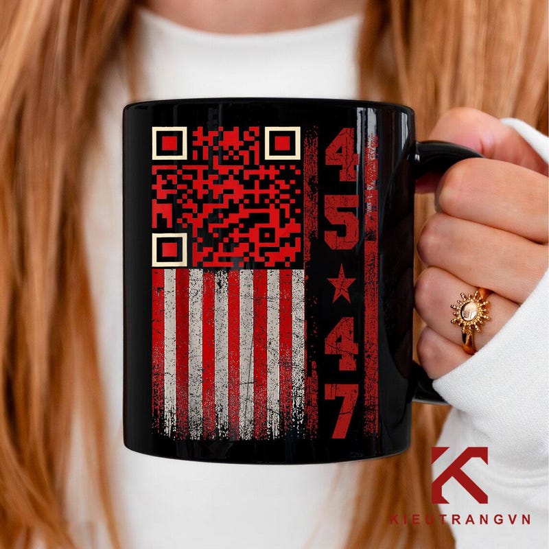 Trump Qr Code Tee - Etsy
