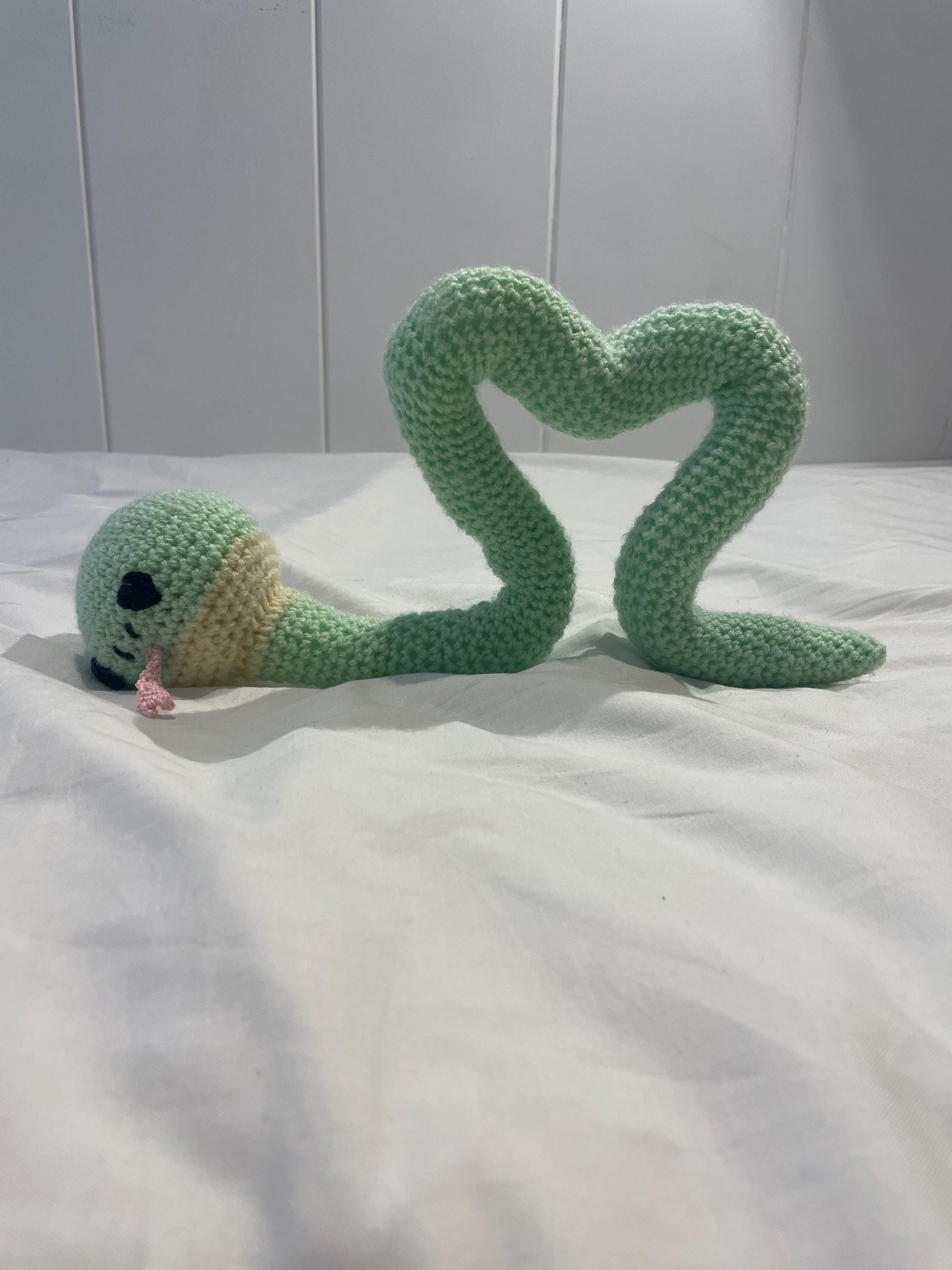 Cute Posable Snake Amigurumi Plushie - Etsy