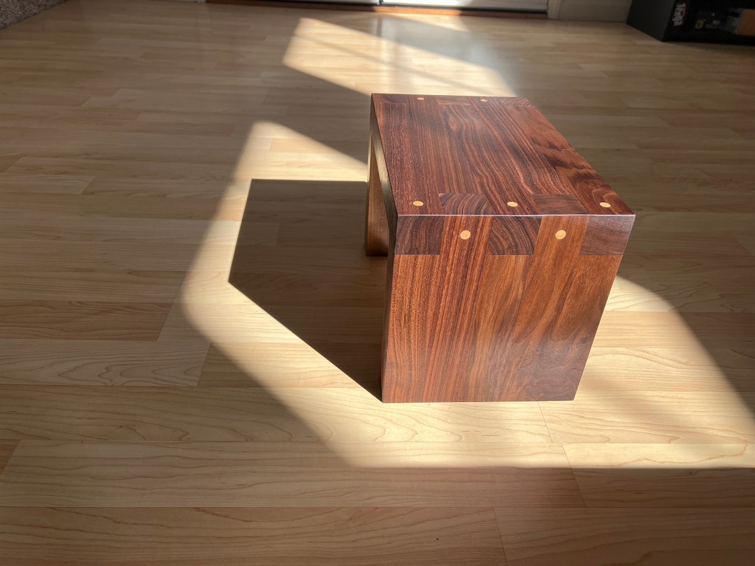 Solid Walnut Stool - Etsy