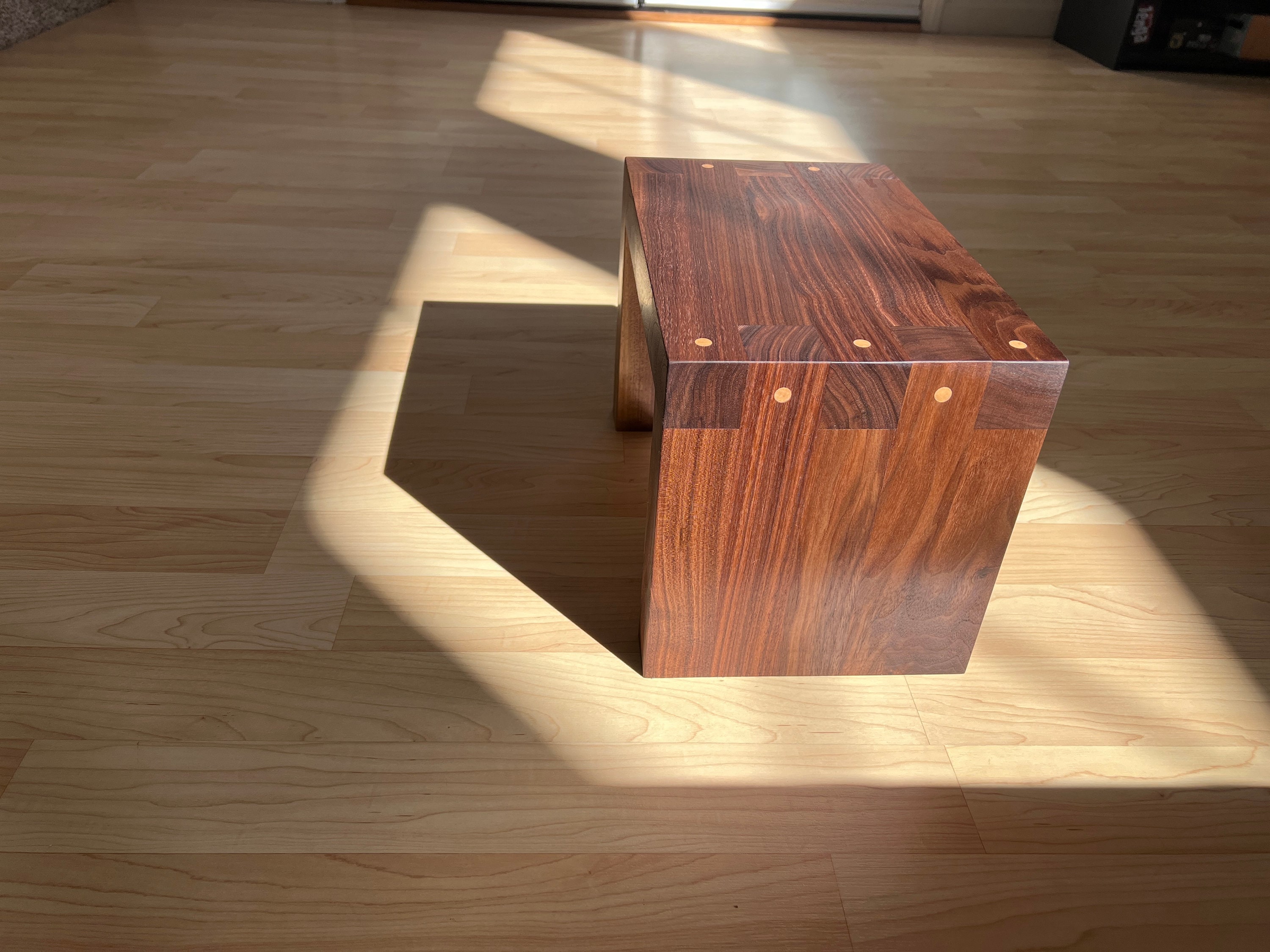 Solid Walnut Stool - Etsy