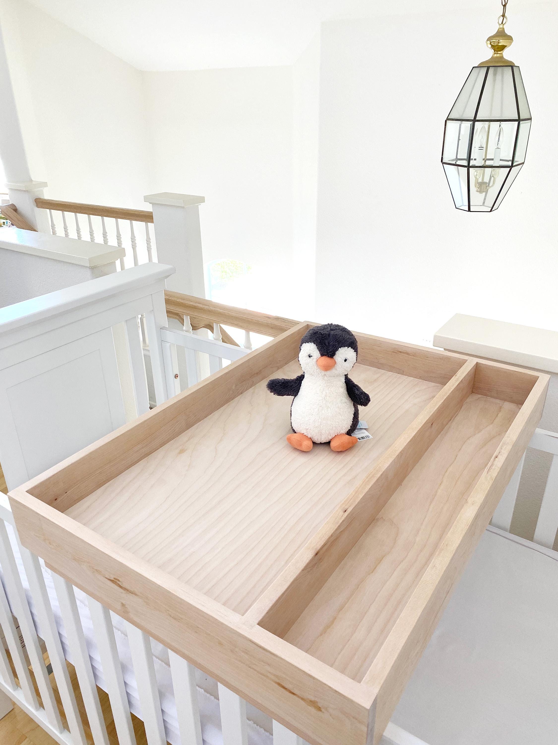 Birch Baby Changing Tray With Storage, Nursery Organizer, Diaper ...