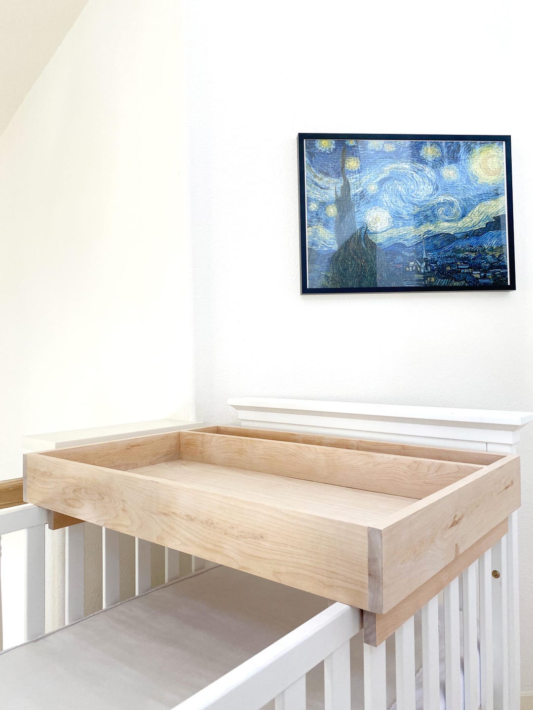 Birch Baby Changing Tray With Storage, Nursery Organizer, Diaper ...