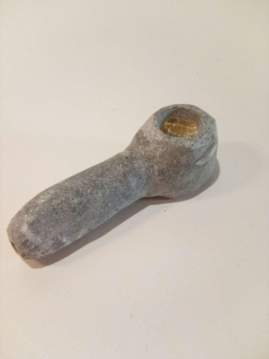 Hand Carved American Soapstone Pipe 12162410 - Etsy