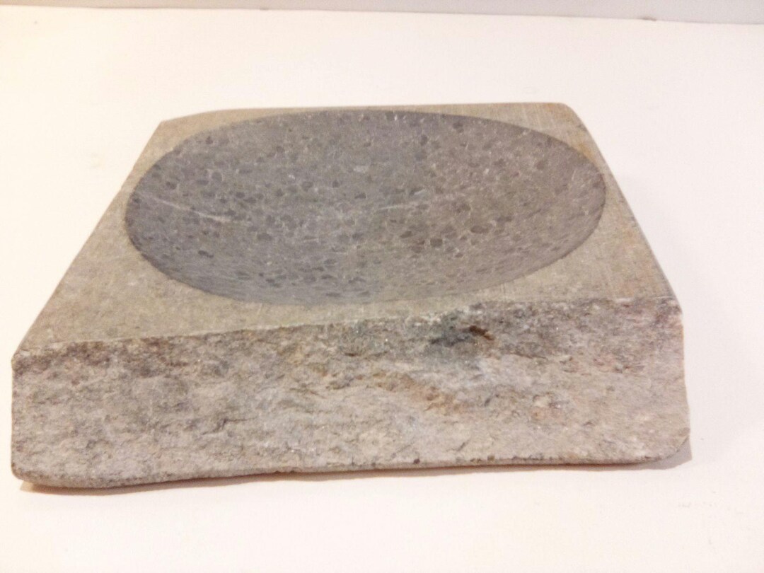 Soapstone Tray/ Dish With Live Edge 12162402 - Etsy