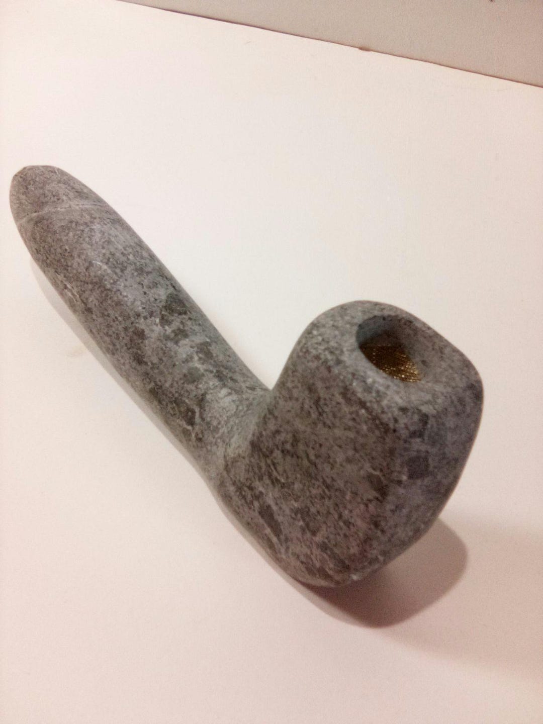 Hand Carved American Soapstone Pipe 12092401 - Etsy