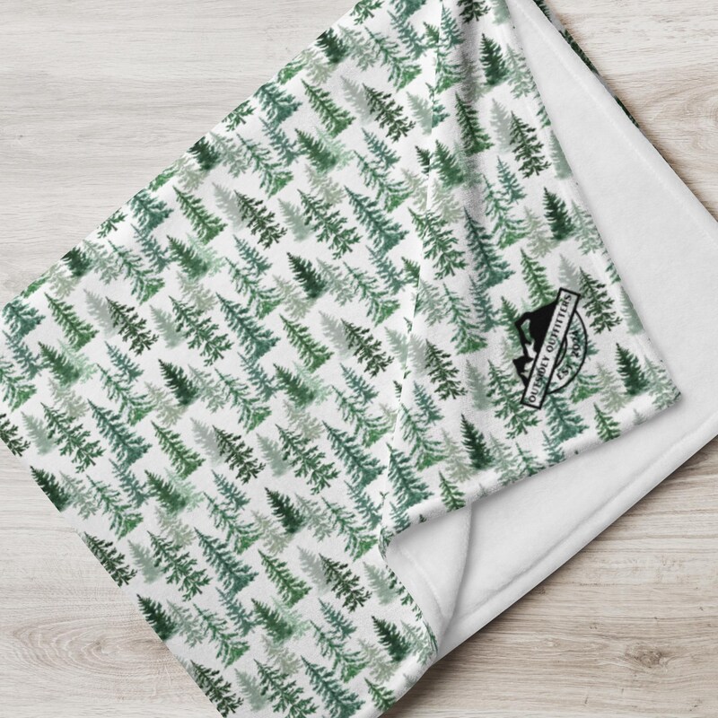 Pine Tree Blanket - Etsy