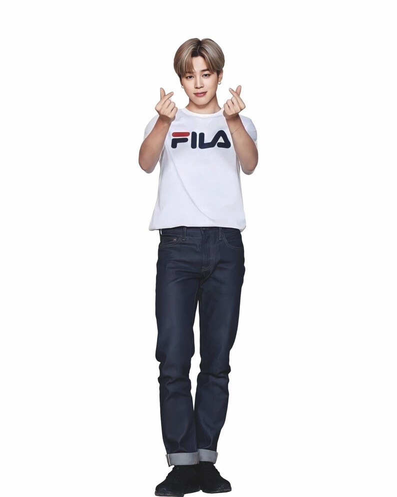 Bts Jimin Cardboard Cutout Model Plastic Figure Standee - Etsy
