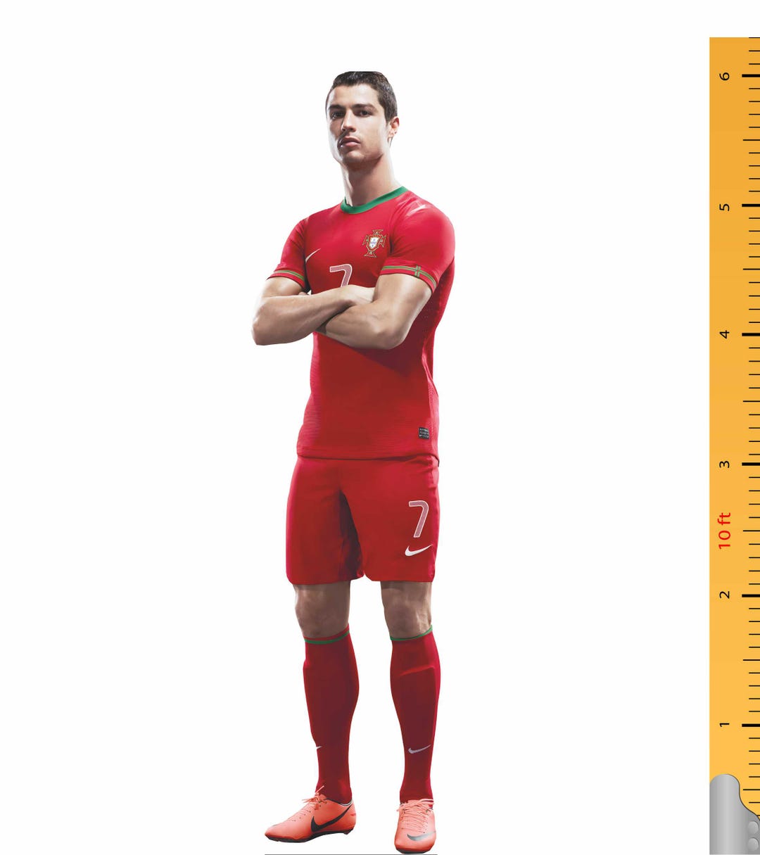 Cristiano Ronaldo Cardboard Cutout Model Life Size Standee Figure ...