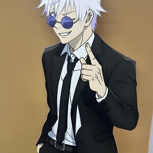 Gojo Cardboard Cutout Model Anime Gojo Figure - Etsy