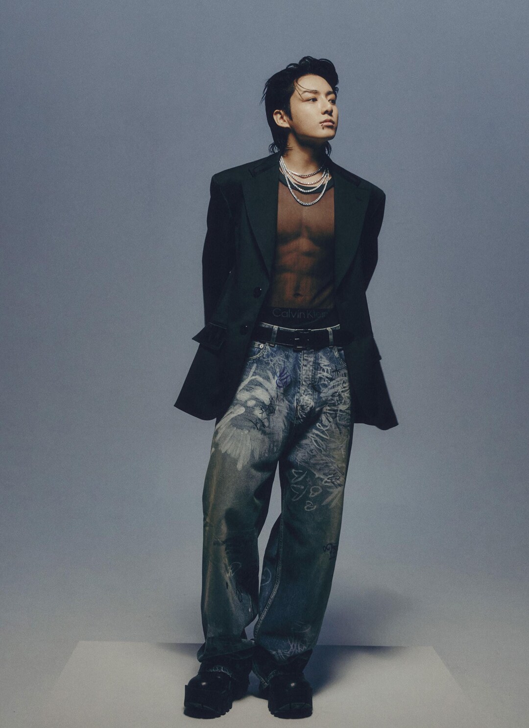 Jungkook Cardboard Bts Golden Concept Cutout Standee Plastic Model - Etsy