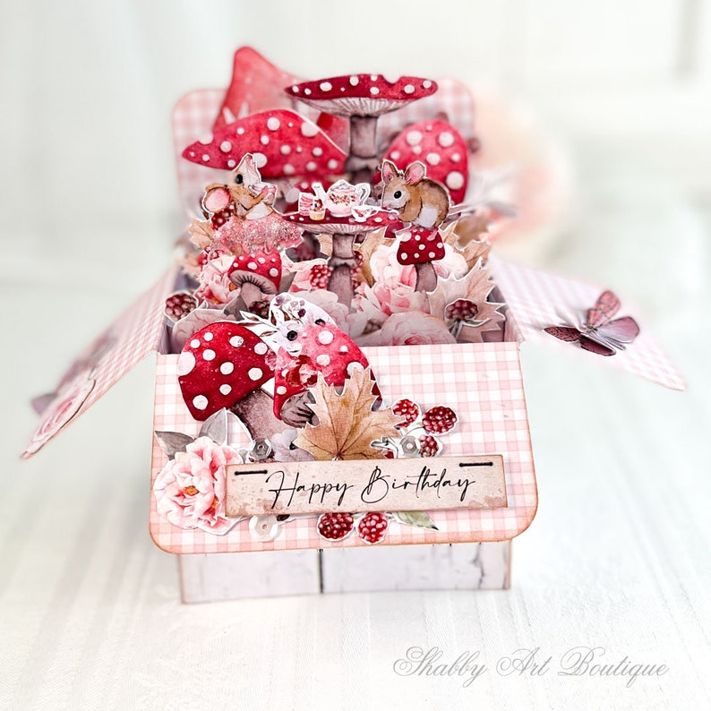 Print & Make: Autumn Whispers Pop-up Box Card (A4 and Letter) - Etsy