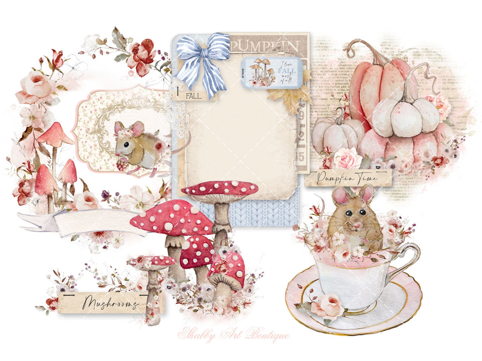 A4 Autumn Whispers Digital Kit - Etsy