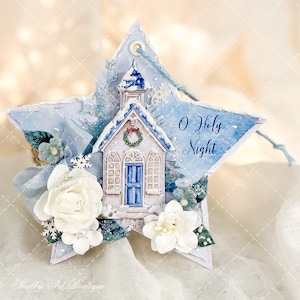 Print & Make: Christmas Star Tags (A4 and Letter Size) - Etsy