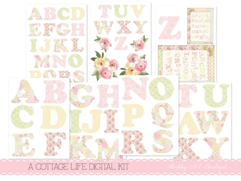 Letter (USA) - A Cottage Life Digital Kit - Etsy Australia