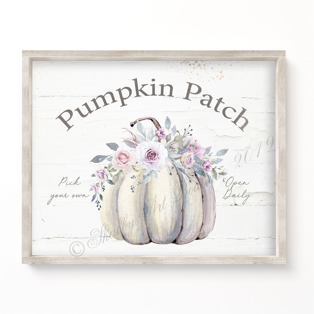 Pumpkin Patch Printable Art - Etsy