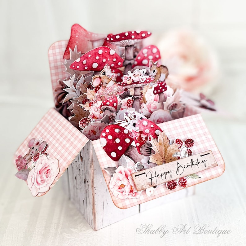 Print & Make: Autumn Whispers Pop-up Box Card A4 and Letter - Etsy