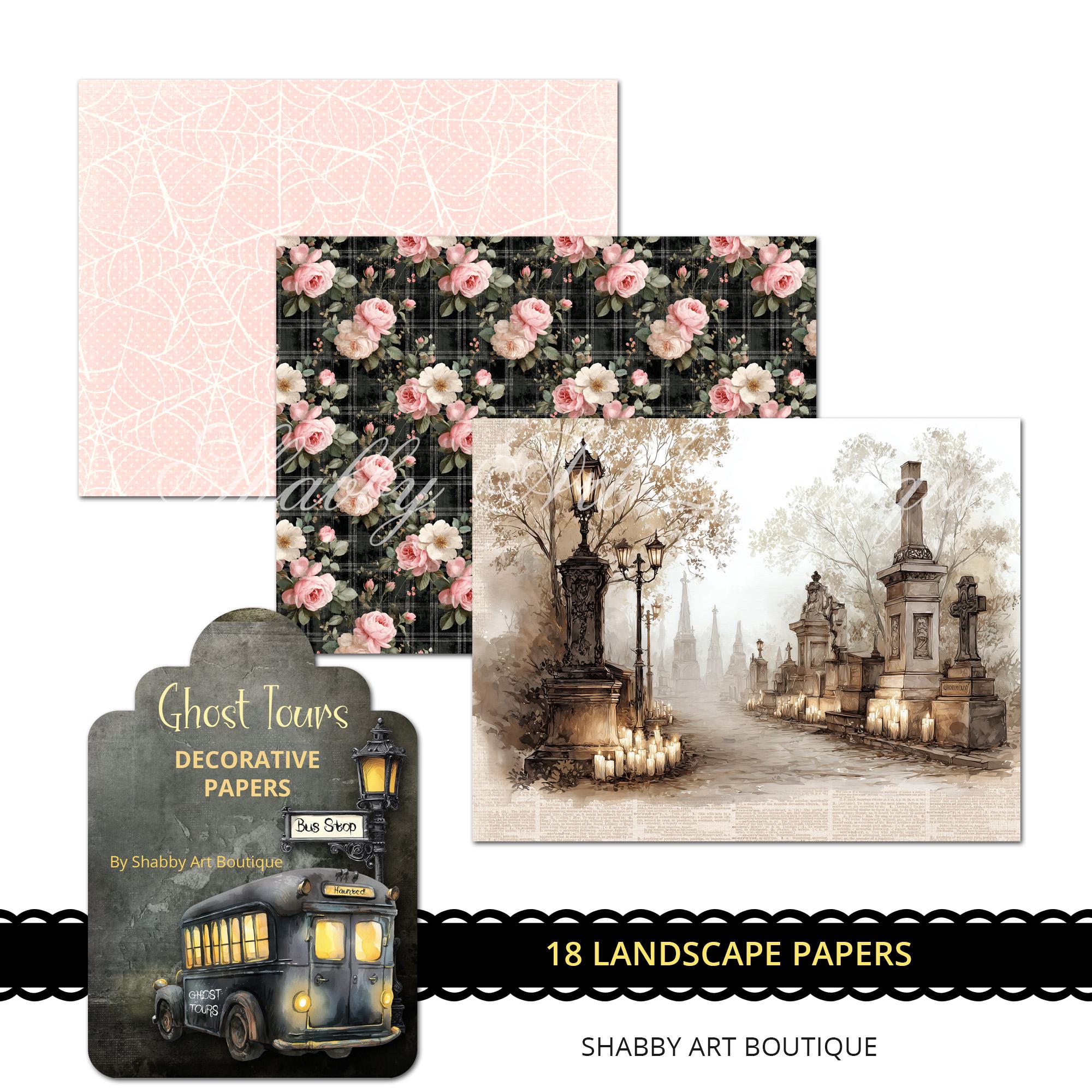 Ghost Tours ~ A4 Printable Papers - Etsy