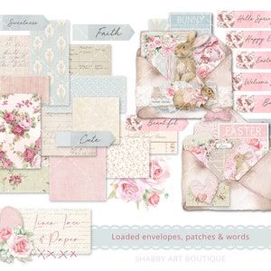 A4 - Linen, Lace & Paper Digital Kit - Etsy