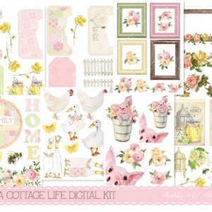 Letter (USA) - A Cottage Life Digital Kit - Etsy Australia
