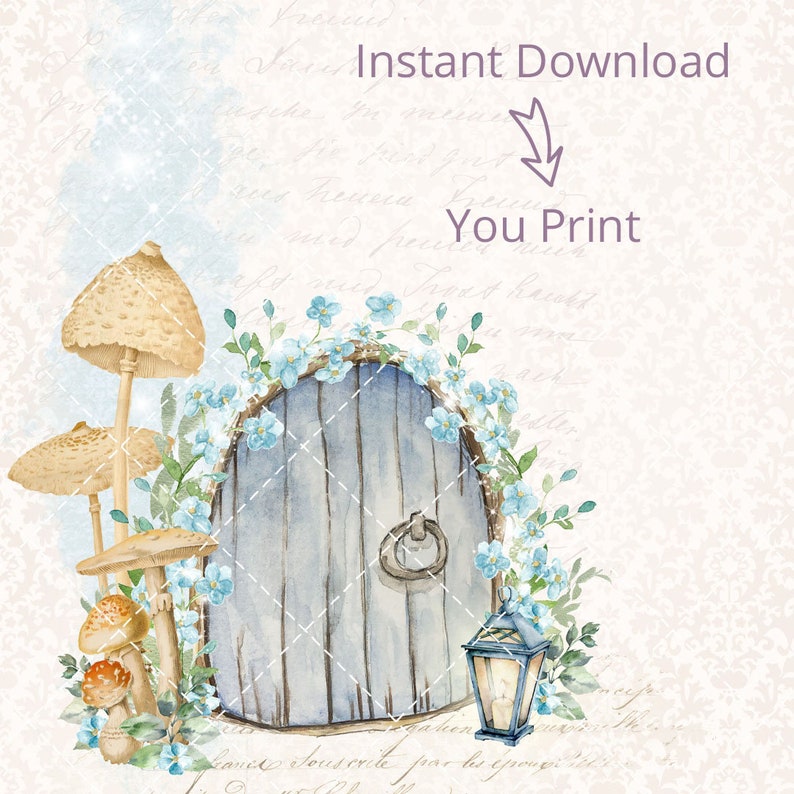 Letter Enchanted Digital Kit - Etsy