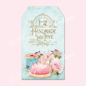 Printable Handmade With Love Tags - Perfect for Gift Giving - Instant ...