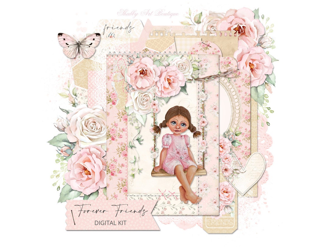A4 ~ Forever Friends Digital Kit - Etsy