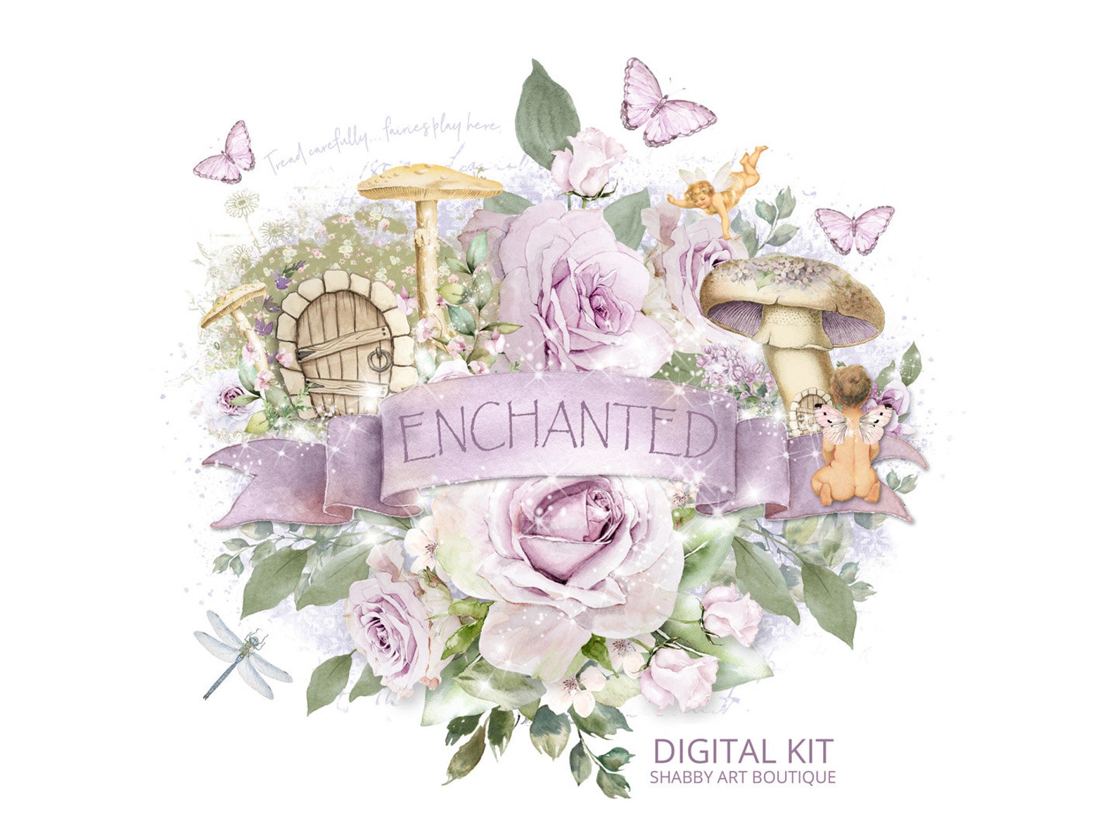 Letter Enchanted Digital Kit - Etsy