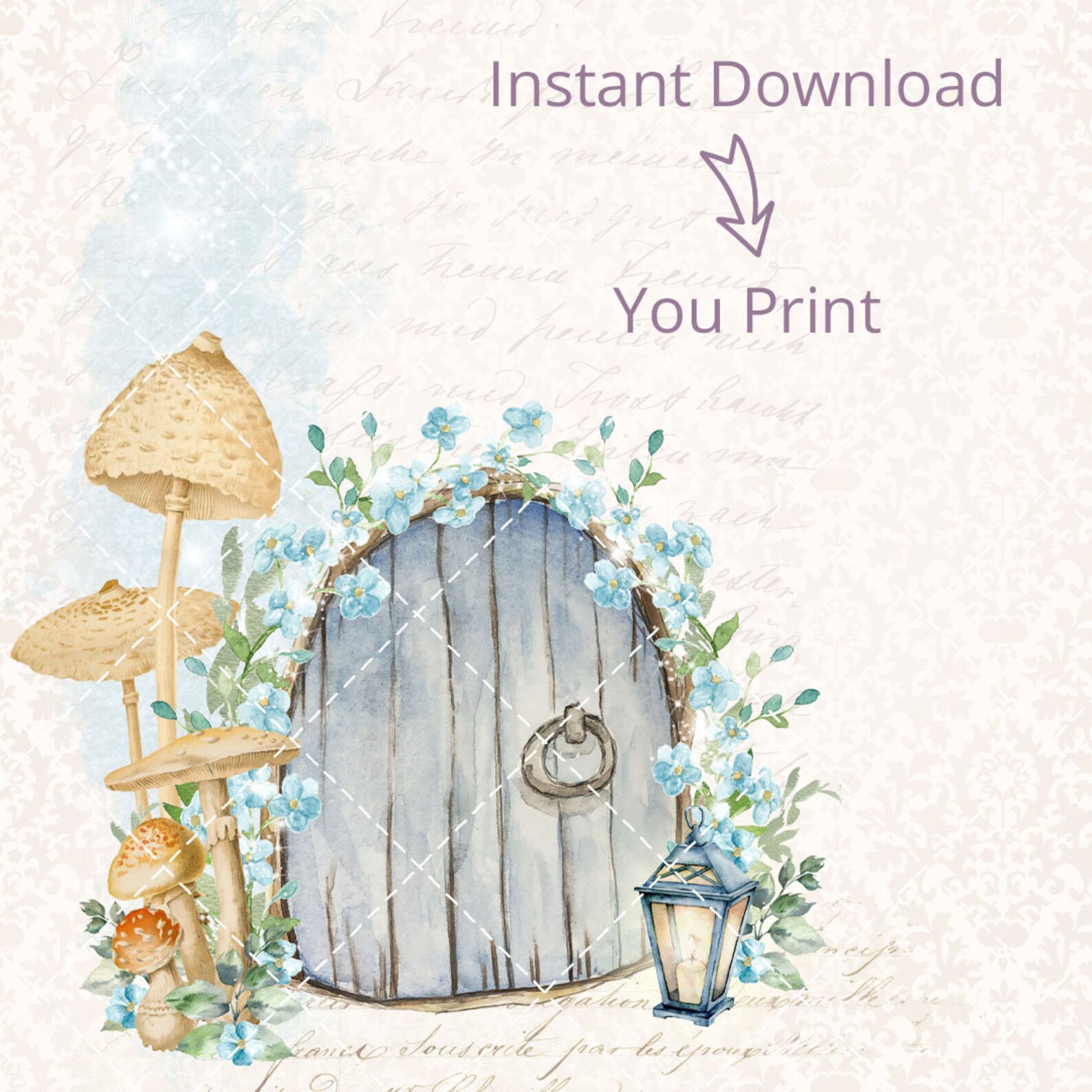 Print & Make: Enchanted Large Milk Carton Gift Boxes (A4 and Letter ...