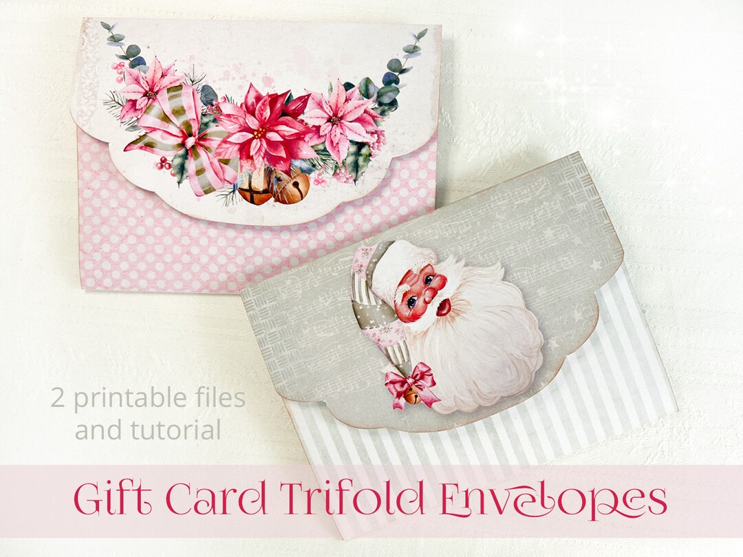 Print & Make: Gift Card Trifold Envelopes (A4 and Letter Size) - Etsy