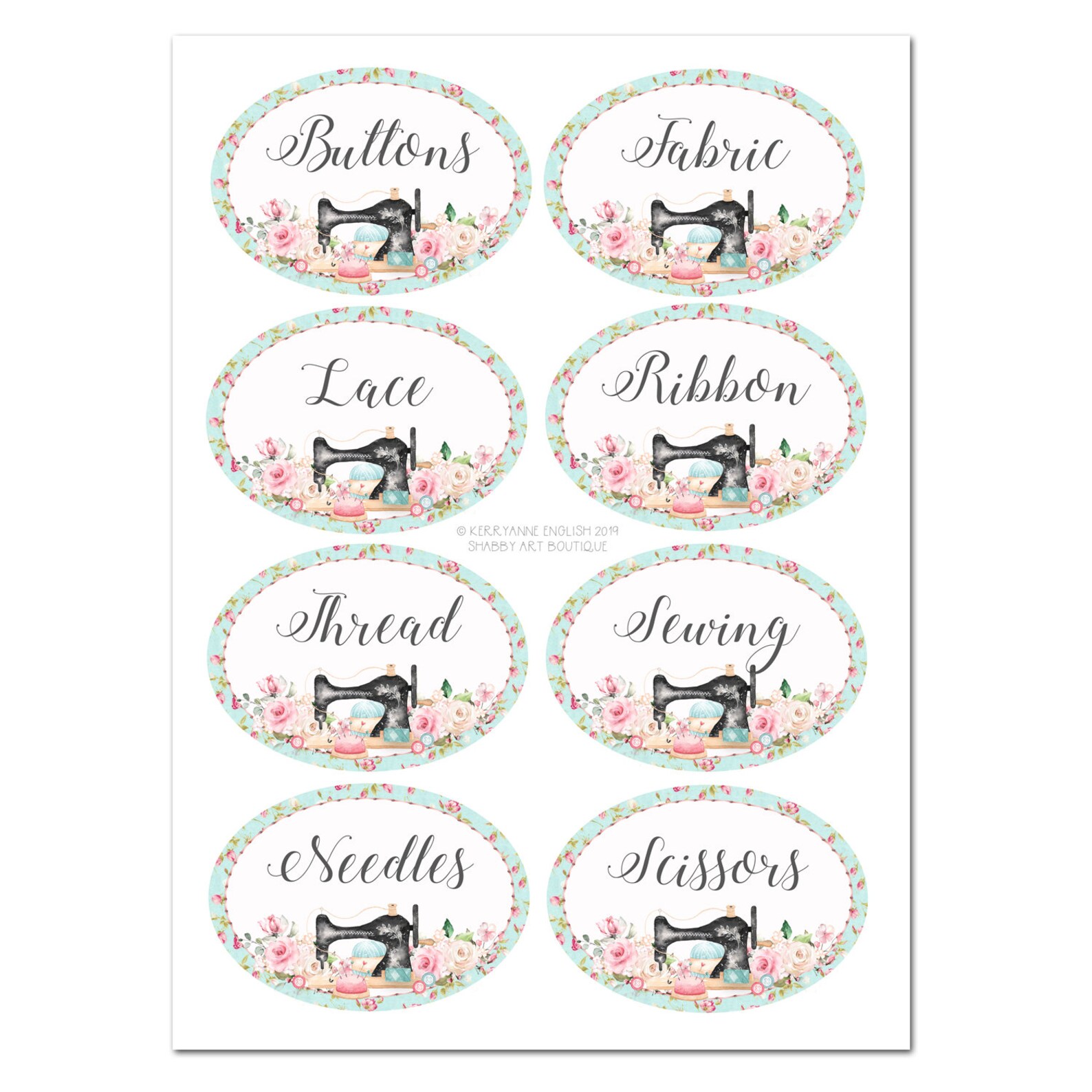Printable Craft Room Labels - Etsy Canada