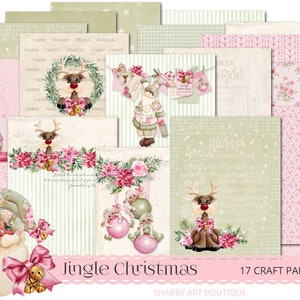 A4 - Jingle Christmas Digital Kit - Etsy