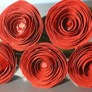 Wood Red Roses, Handmade Gift, Gift for Her, Home Decor, Dried Flowers ...